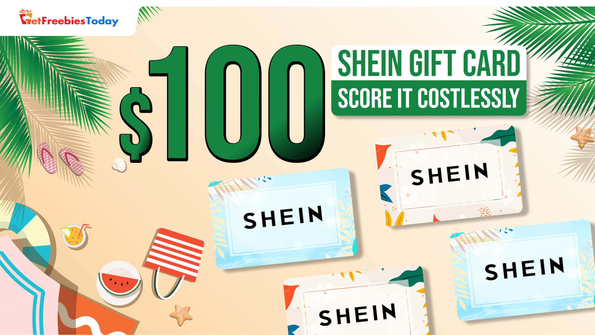 Free 100 Shein Gift Card GetFreebiesToday