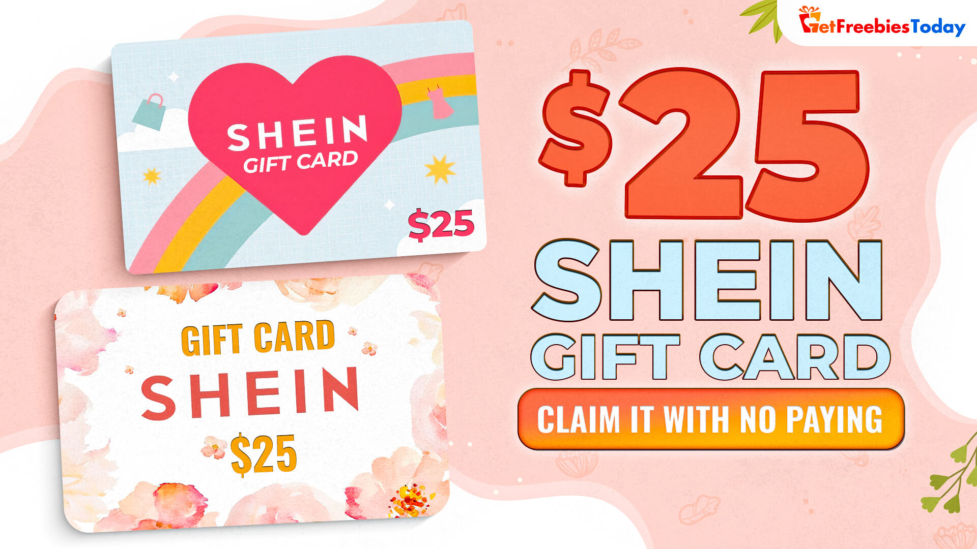 Free 25 Shein Gift Card GetFreebiesToday Free 25 Shein Gift Card GetFreebiesToday