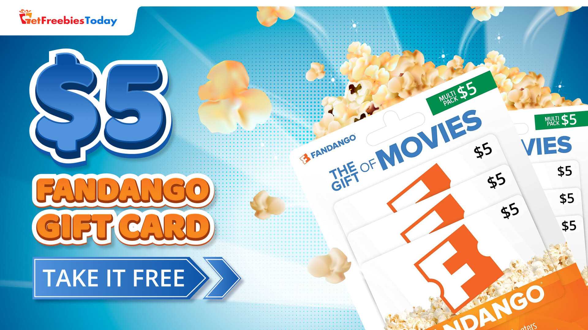 Free 5 Fandango Gift Card GetFreebiesToday Free 5 Fandango Gift Card GetFreebiesToday