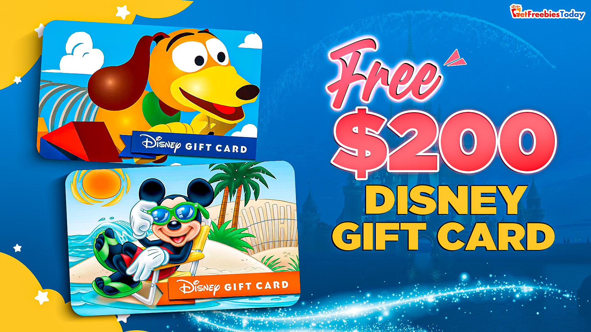Free 200 Disney Gift Card April 2 2023 GFT