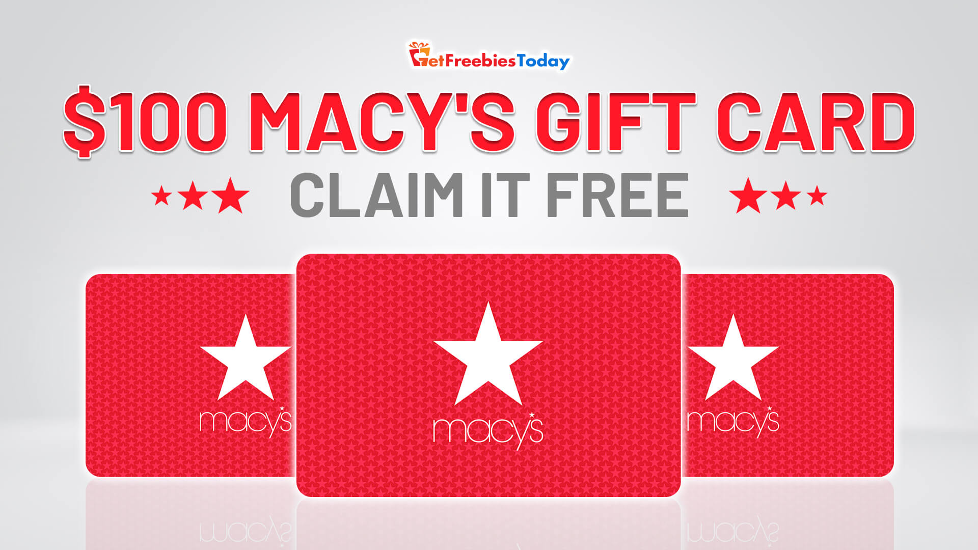 100 Macy s Gift Card Get Freebies Today 100 Macy s Gift Card Get Freebies Today