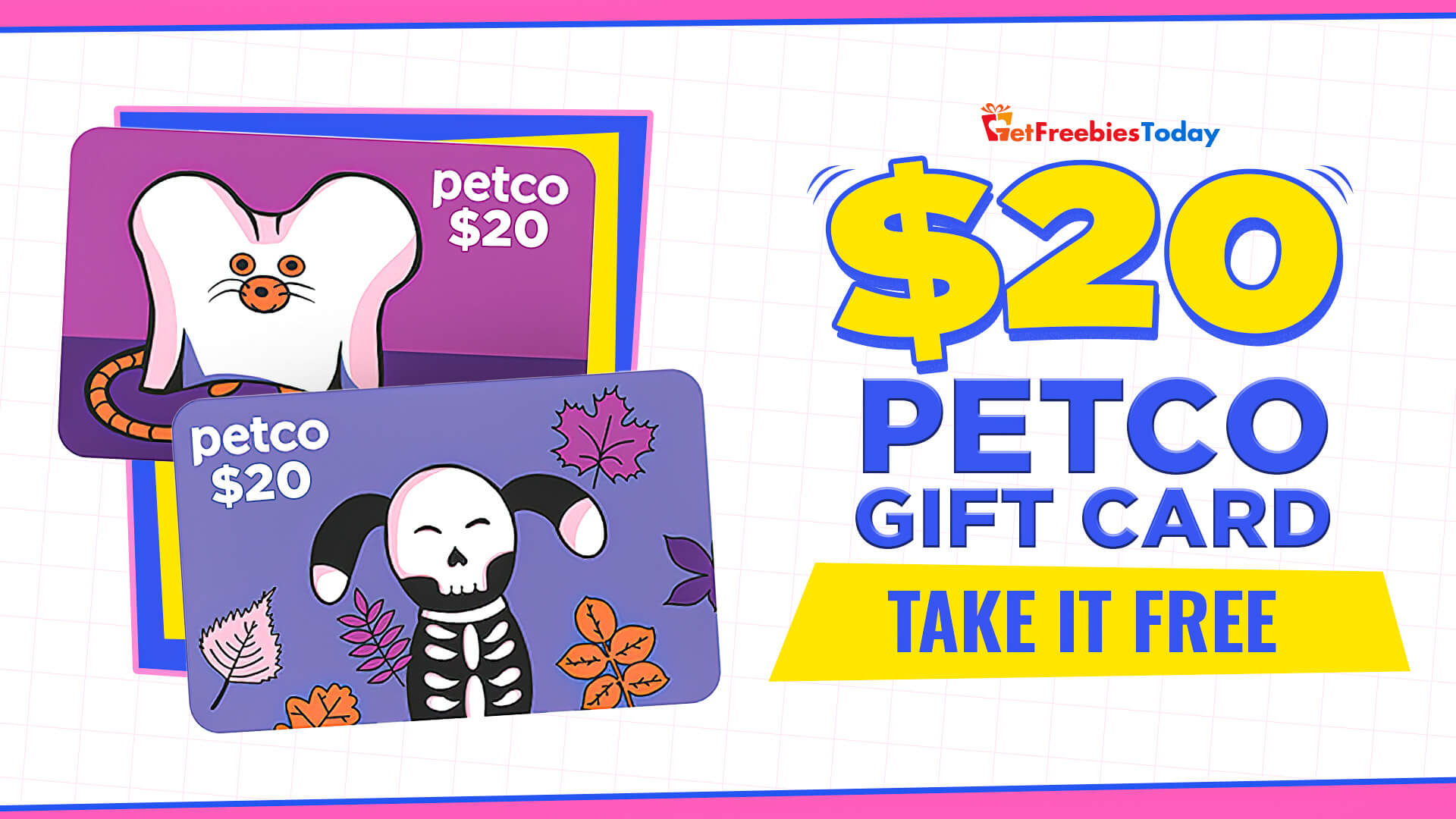 Free 20 PetCo Gift Card GetFreebiesToday Free 20 PetCo Gift Card GetFreebiesToday