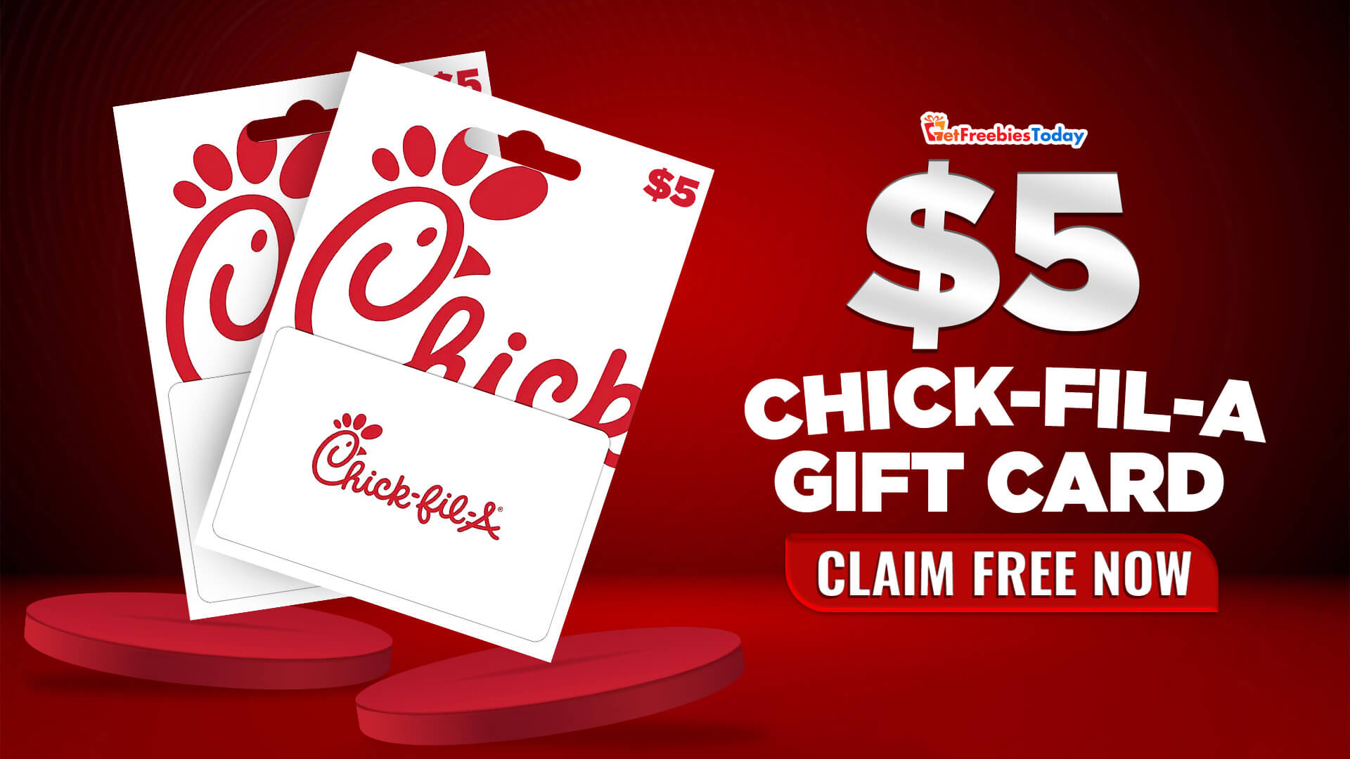 Free 5 Chick fil A Gift Card March 28 2023 GFT
