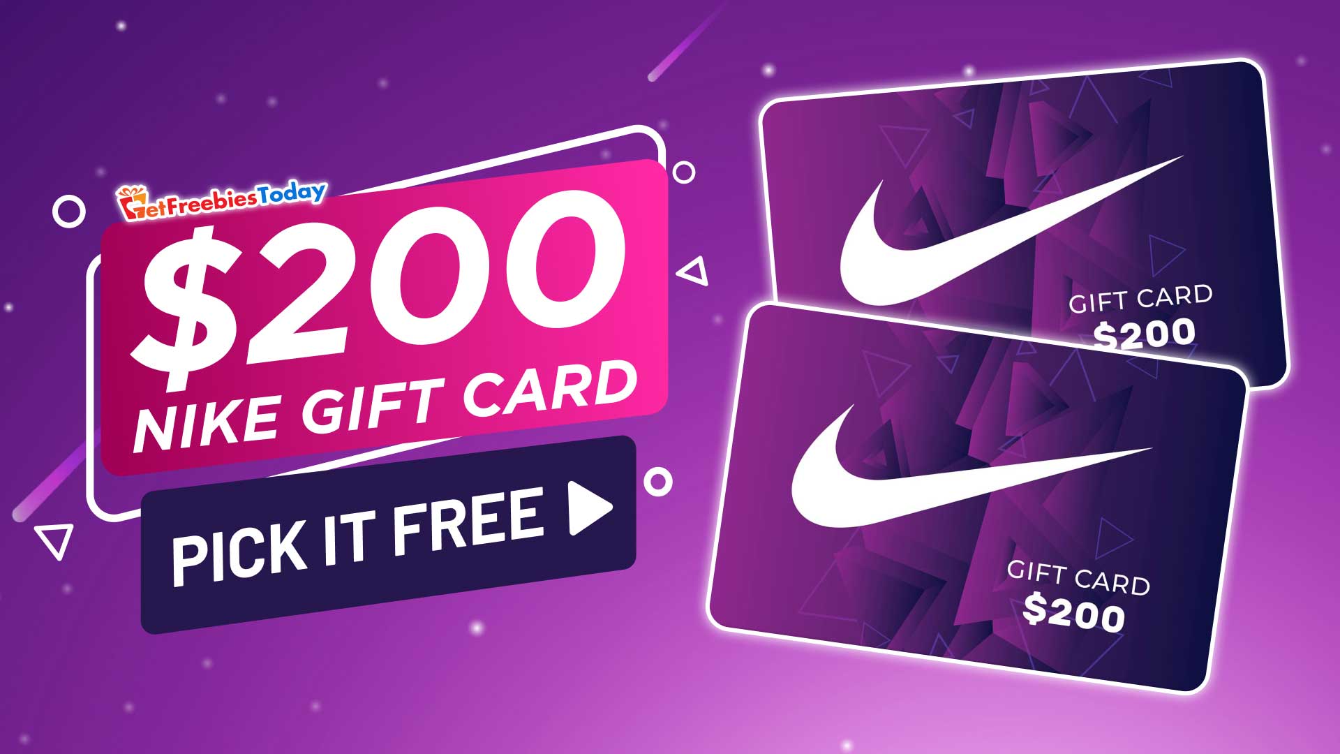 Free 200 Nike Gift Card GetFreebiesToday Free 200 Nike Gift Card GetFreebiesToday