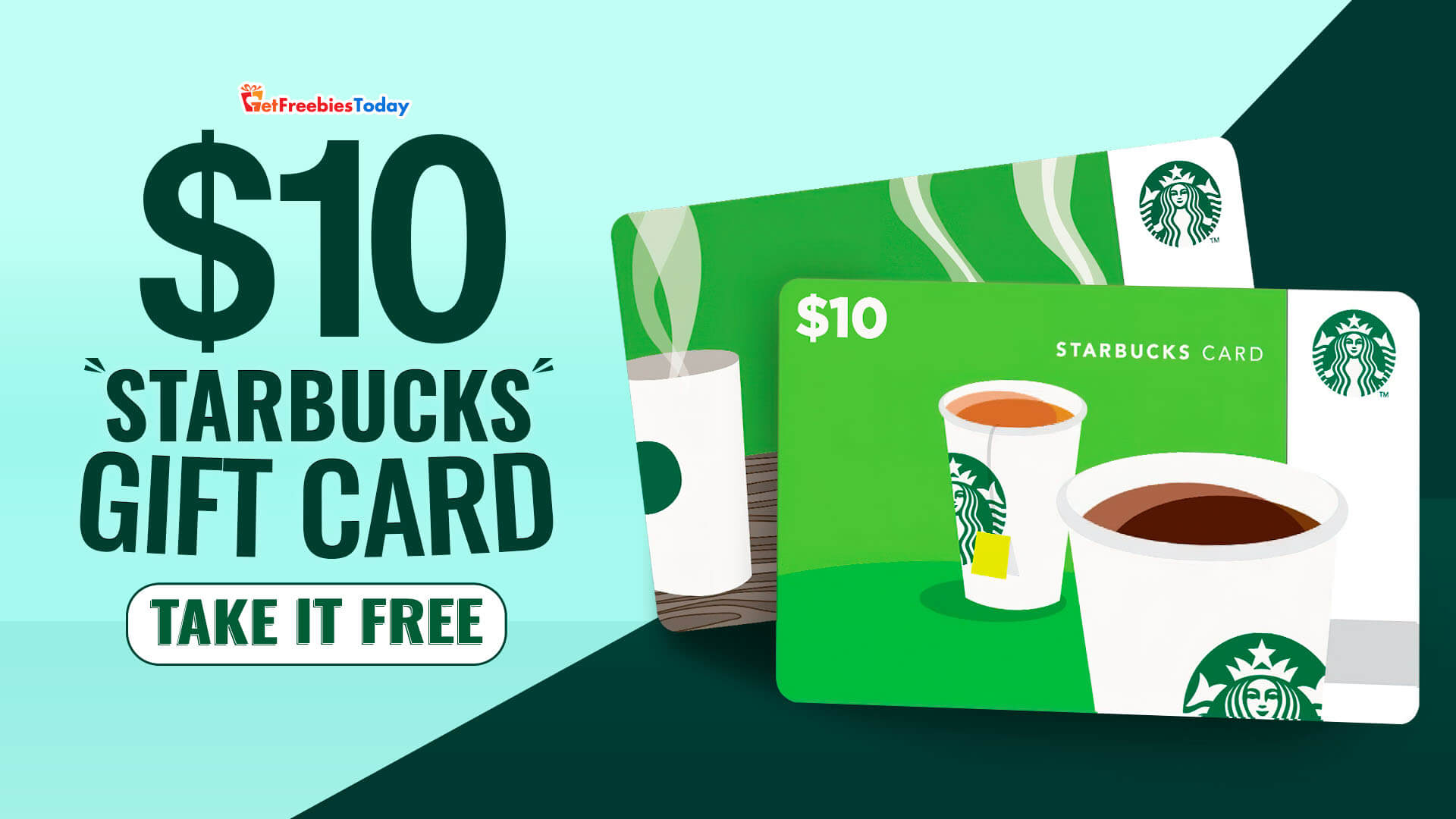 Free 10 Starbucks Gift Card GetFreebiesToday